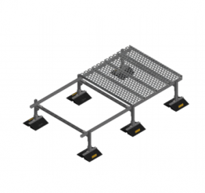 MIFAB Platforms are designed to elevate rooftop mechanical units