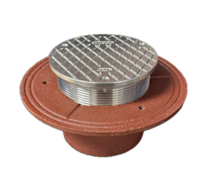 C1100-R Floor Cleanout with Adjustable Cover and Plug