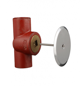 Cast Iron Stack Cleanout with Plug and Smooth Access Cover