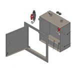MI-DIAL-2 Dialysis Box with Two Valves - Mifab