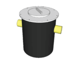 MI-NEUT-NT-5A 5 Gallon Point of use Under Sink Acid Neutralization Tank ...