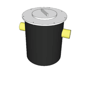 MI-NEUT-NT-5A 5 Gallon Point of use Under Sink Acid Neutralization Tank ...