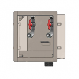MI-DIAL-2-LD Dialysis Box with Two Valves - Mifab