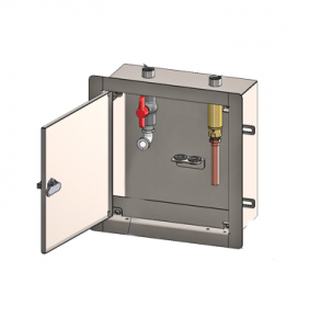 MI-DIAL-MR Stainless Steel Dialysis Box with Trap Seal Primer - Mifab