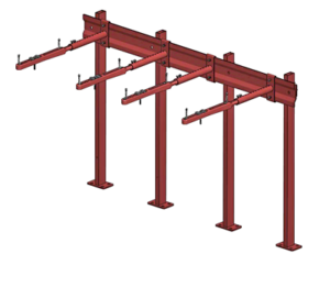 MC-41-BANK Concealed Arm Lavatory Carrier with Vertical Uprights and ...