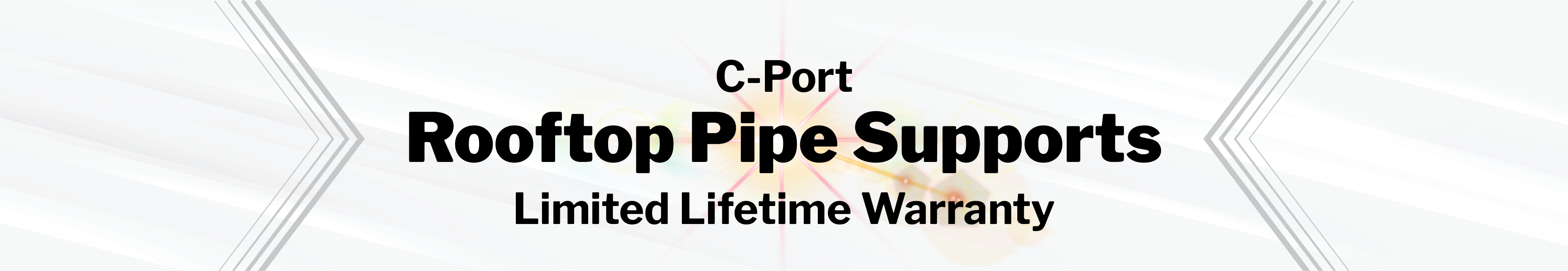 C-Port Rooftop Rubber Pipe Supports - Mifab